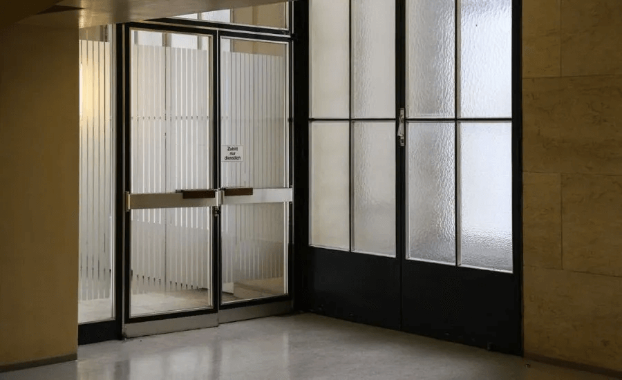 Forced Entry-Resistant Doors for Glass Storefronts