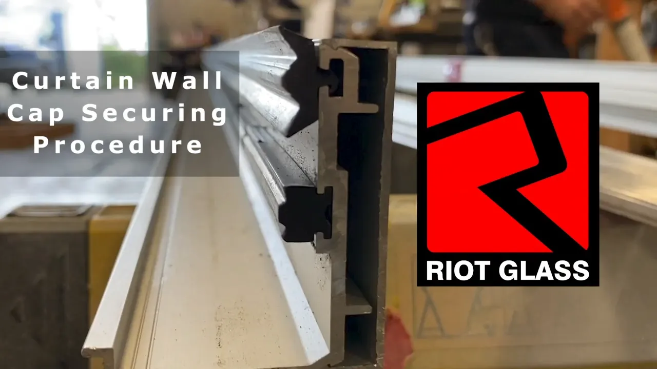 Installing AP25 Surface Mount On Curtain Wall Systems