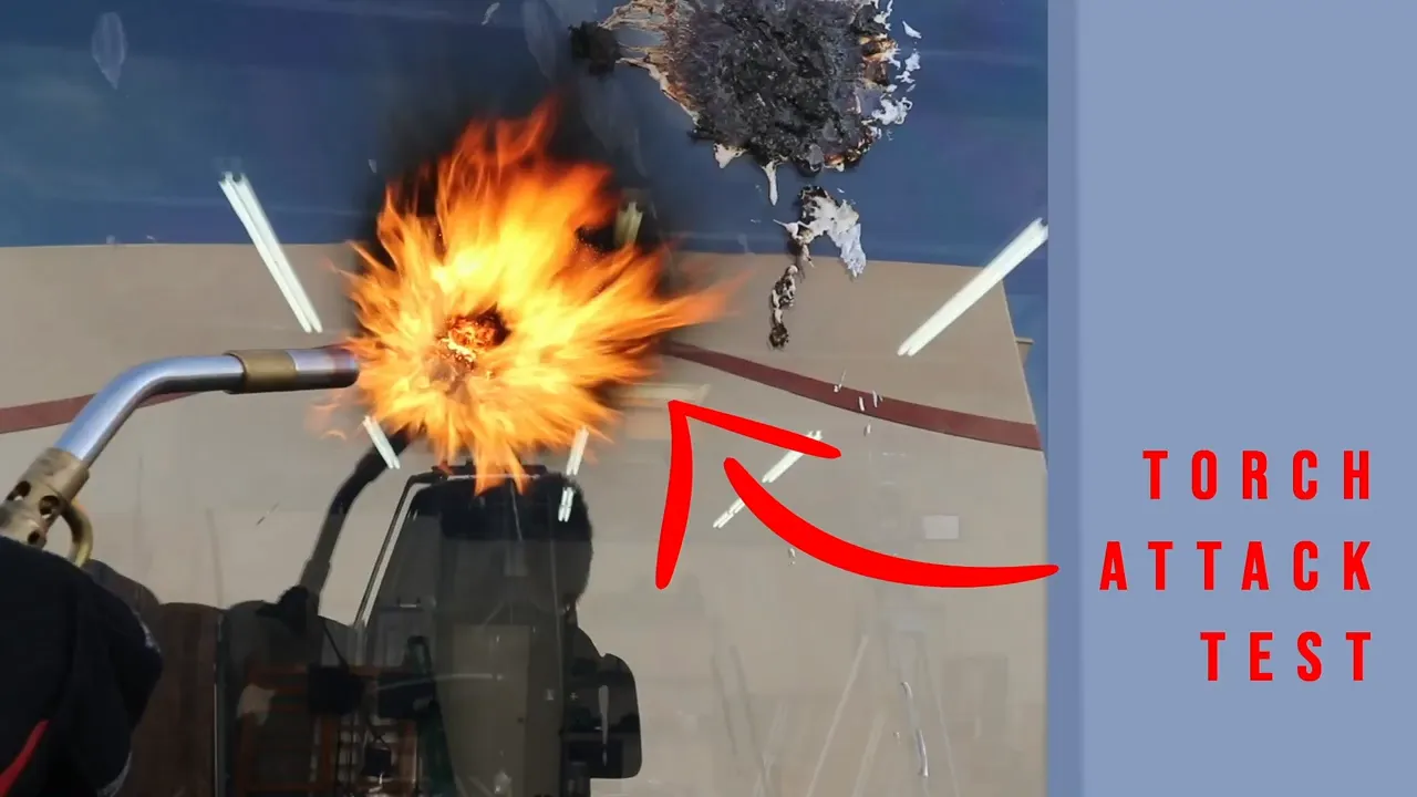 Myth Busted Torching Security Glass